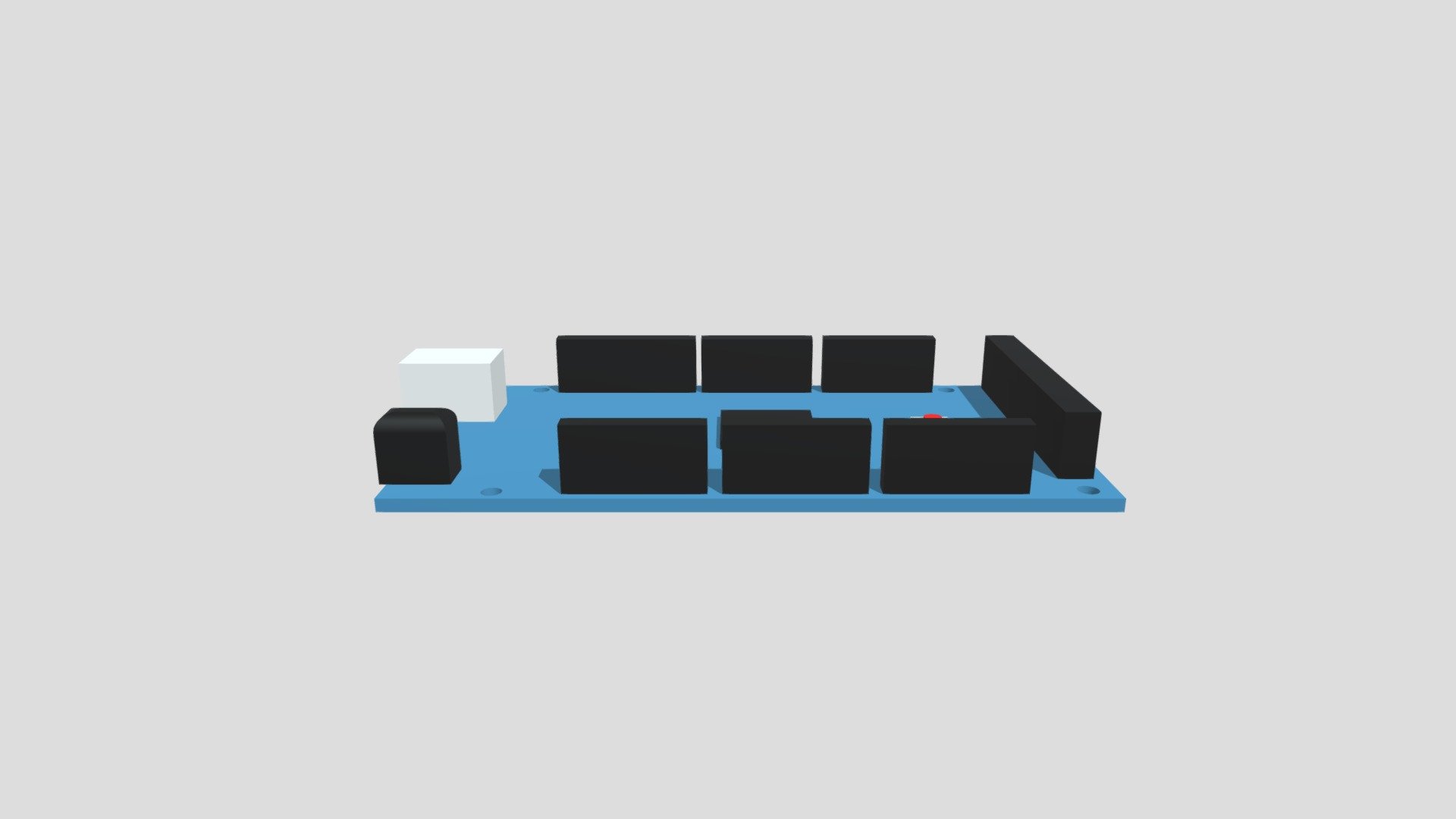 arduino_mega_con_color - 3D model by Josue.Florian [e6f8c92] - Sketchfab