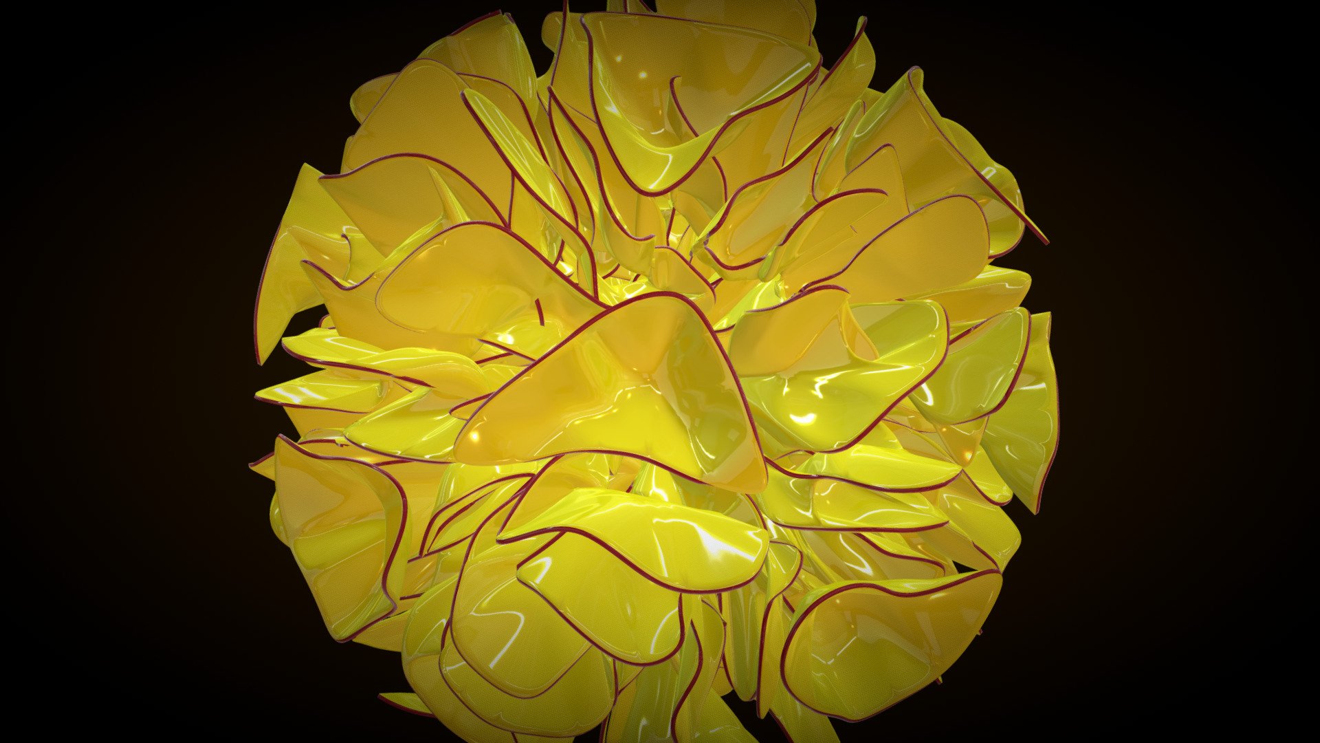 Icosphere Flower - Buy Royalty Free 3D model by smice [e6fa90d ...
