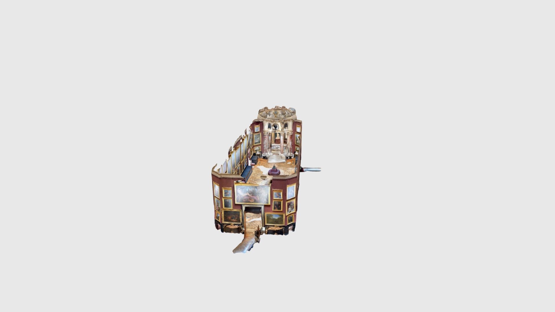 Chateau de Chantilly - Art Hall - Download Free 3D model by ...