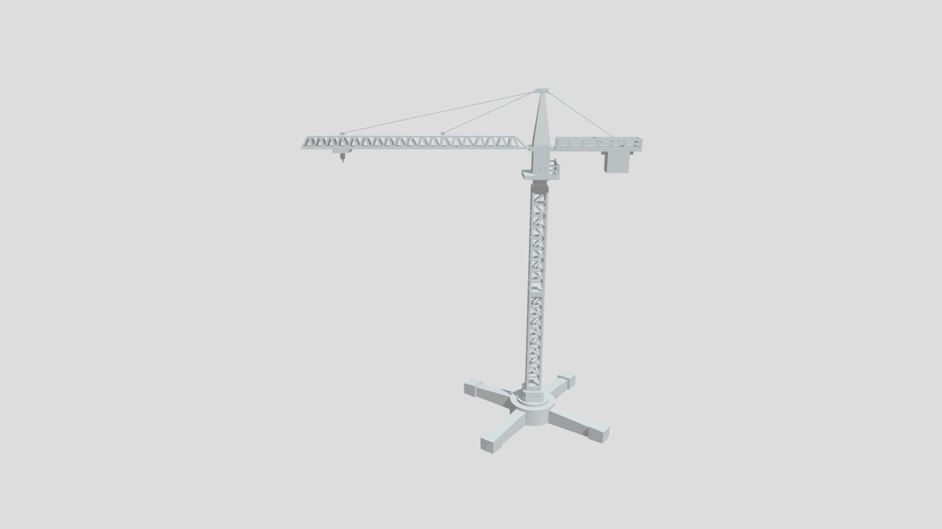 Modular Toy Tower Crane - 3D model by ariichan.exe [e6fbf05] - Sketchfab