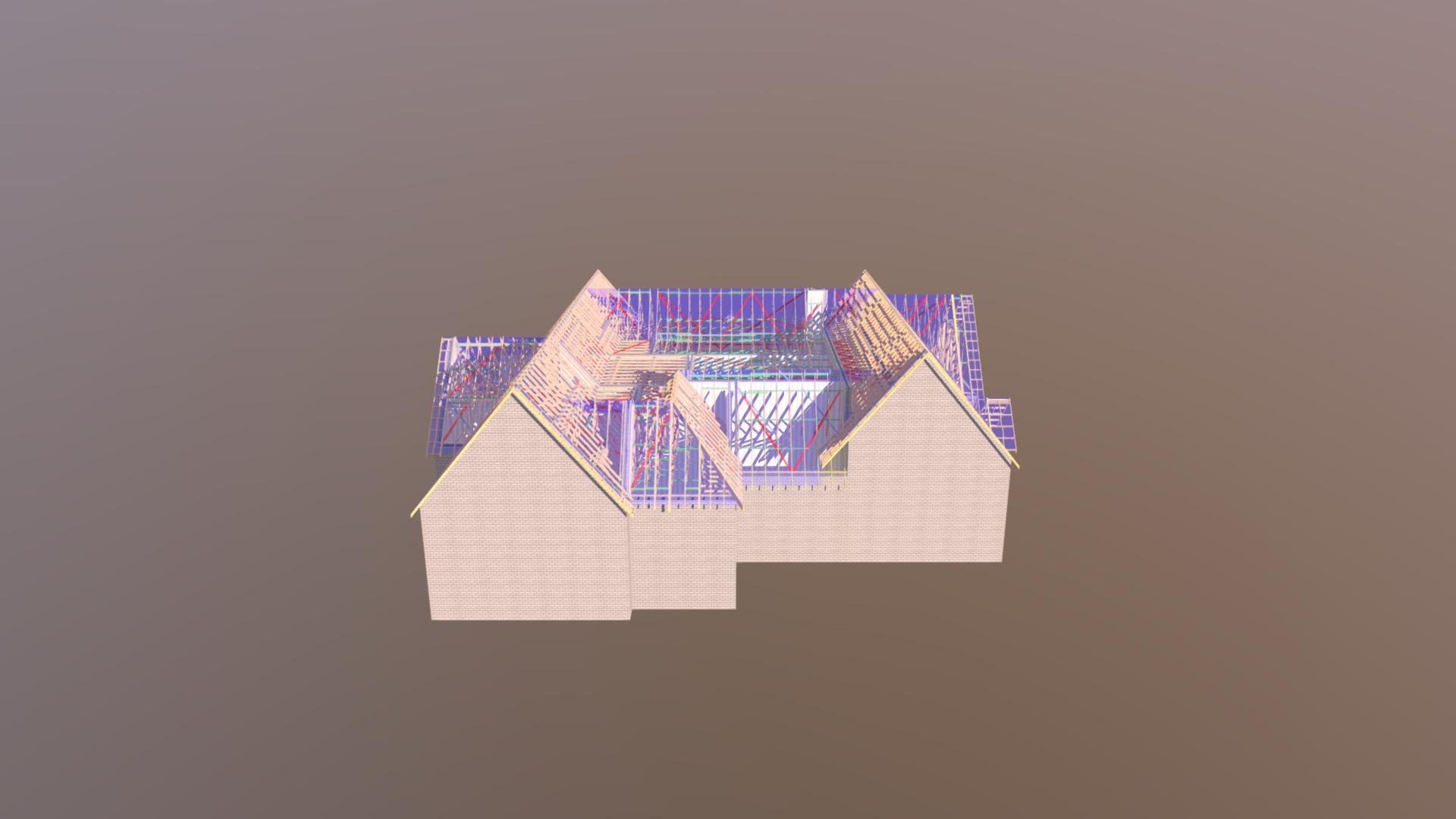 P11044A, Roof Layout - 3D model by Martin Hallam. Harmony Timber ...
