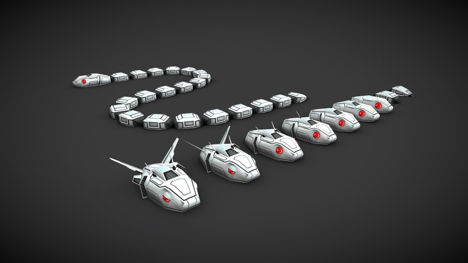 Cyber Snake - 3D model by SAIRUS_creative [e6fcf51] - Sketchfab