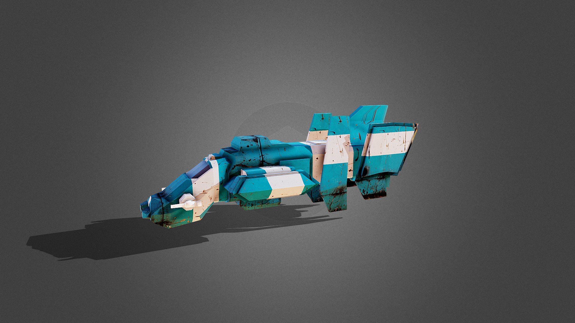 Starbase-Concept Gunship - Download Free 3D model by LBruene [e6fe633 ...