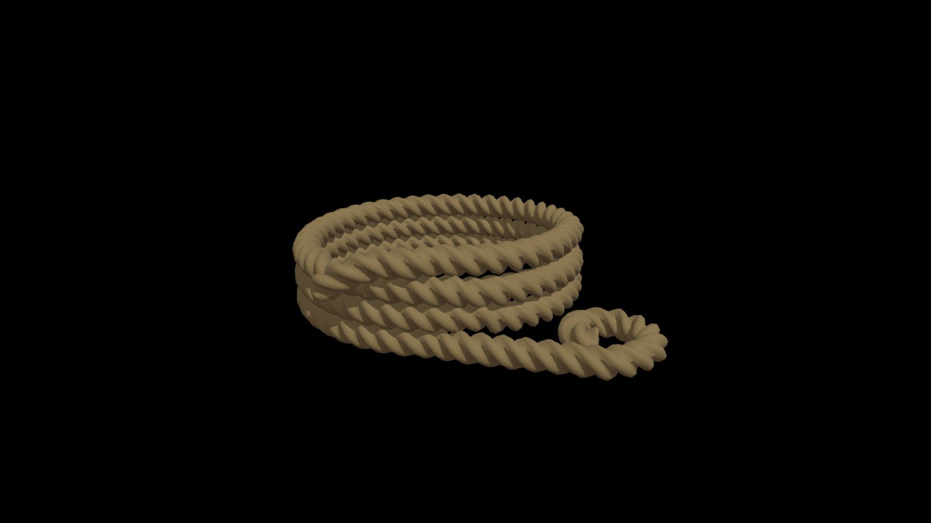 Coiled Rope 2 - Download Free 3D model by TepidGames [e6fe8fe] - Sketchfab