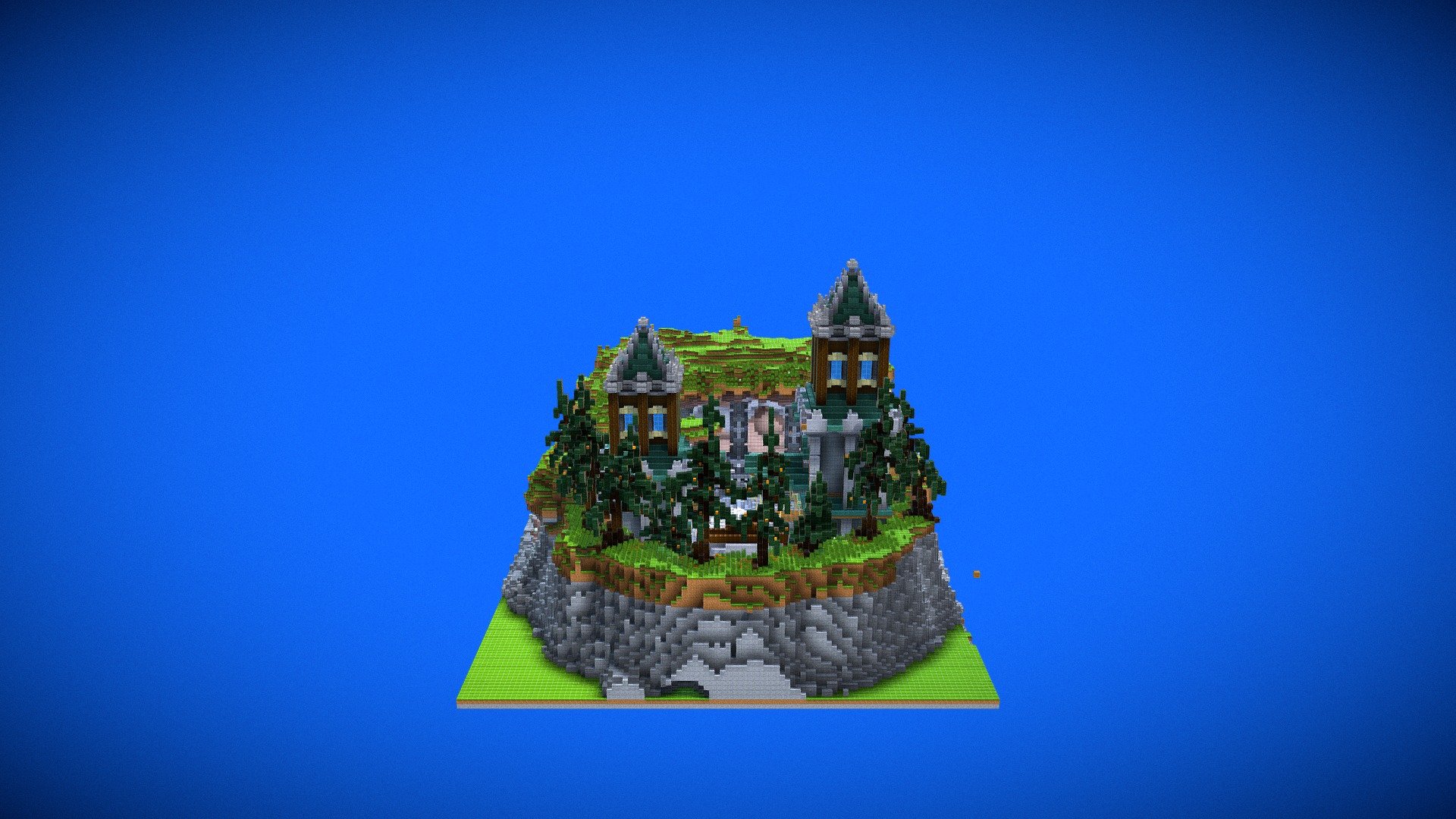 Lobby BedWars - 3D model by RedBox Minecraft Studio (@KlashRaick ...