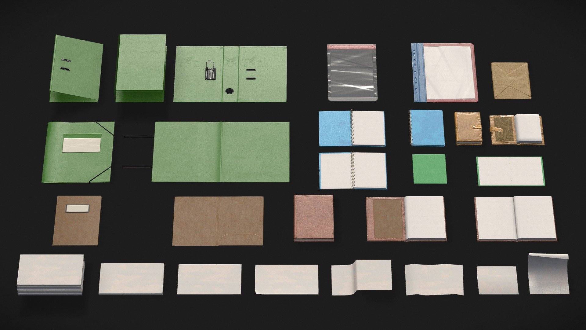 Papper Items - 3D model by Evgenii Sobolev (@ESobolev) [e700b1c ...