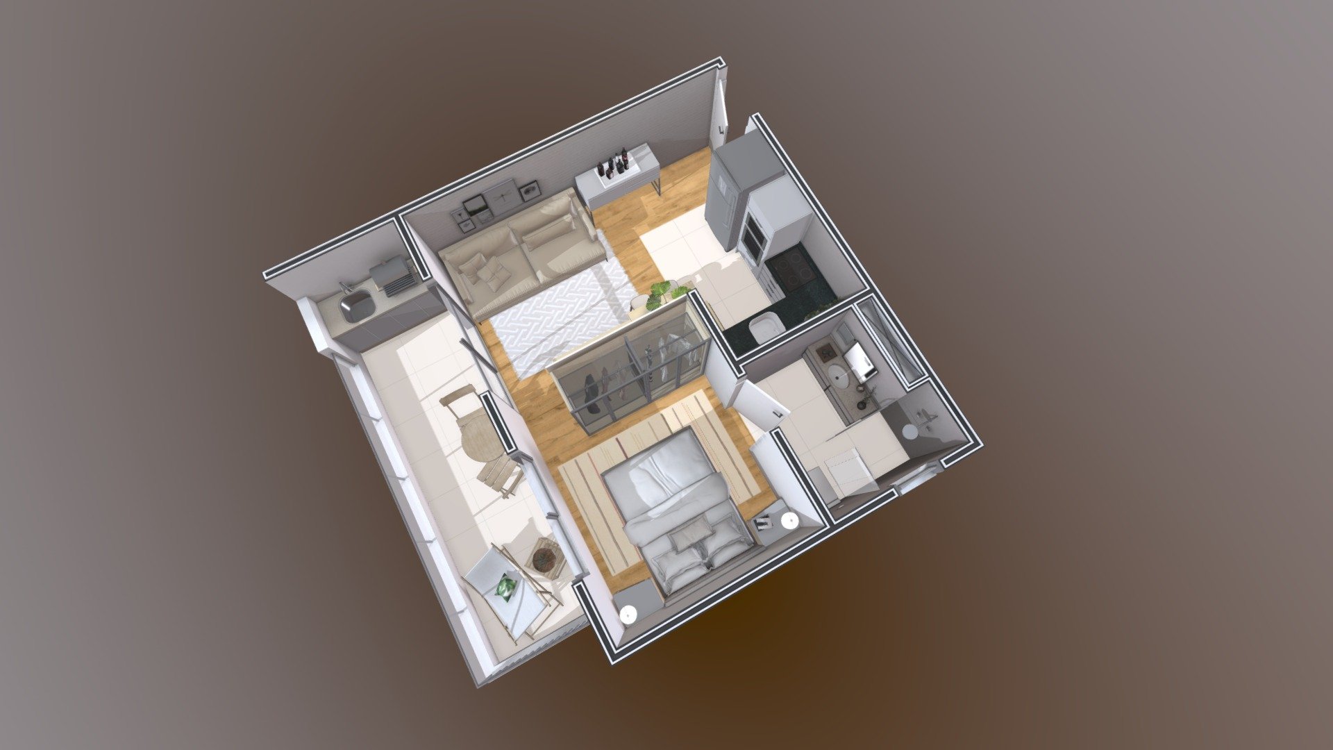 Pav. Tipo 1 - Paradise - 3D model by Walter Araujo (@walteraraujo) [e700ee7] - Sketchfab