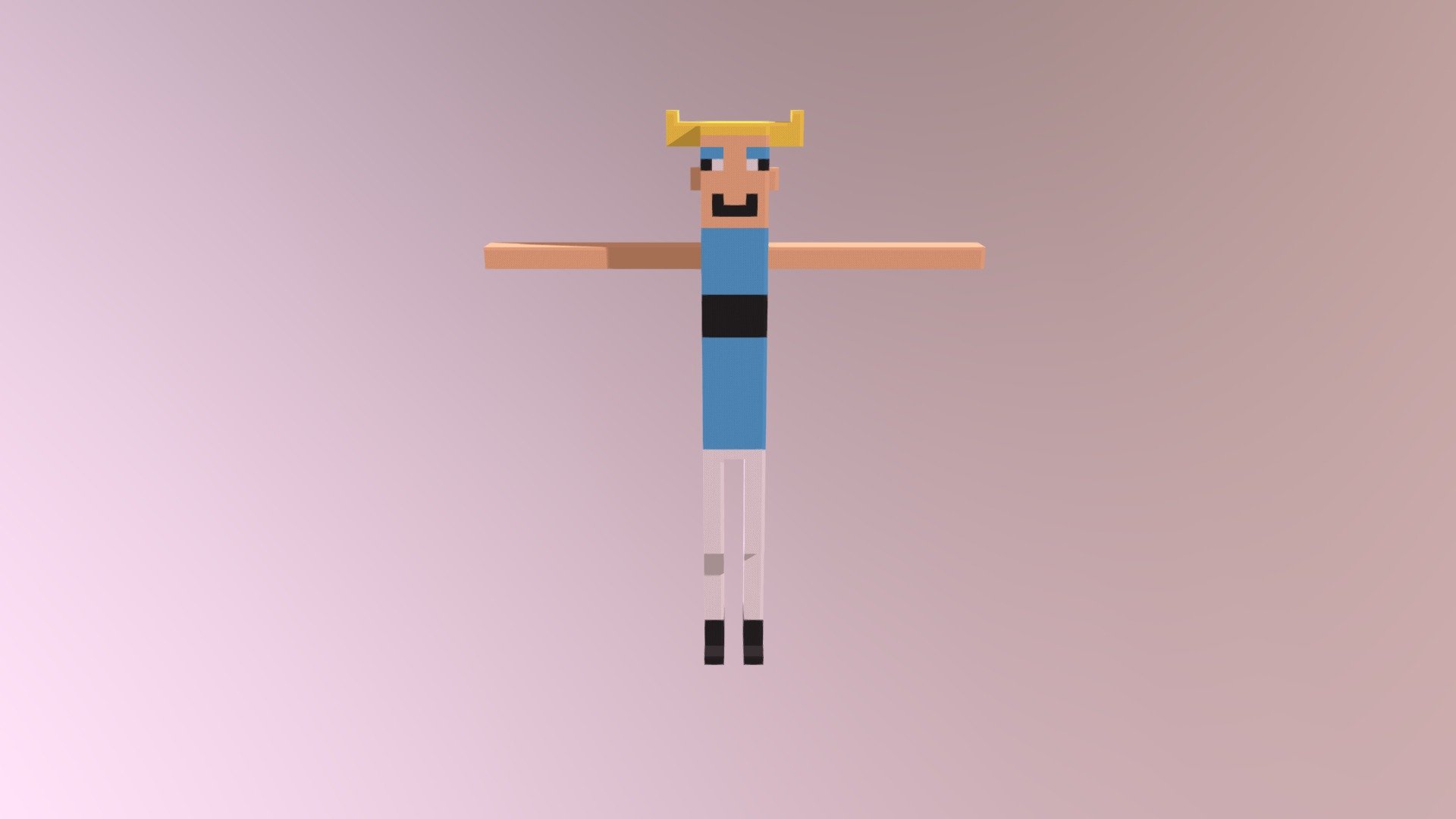 6_ Bubbles Sitting and Laughing - Download Free 3D model by ...