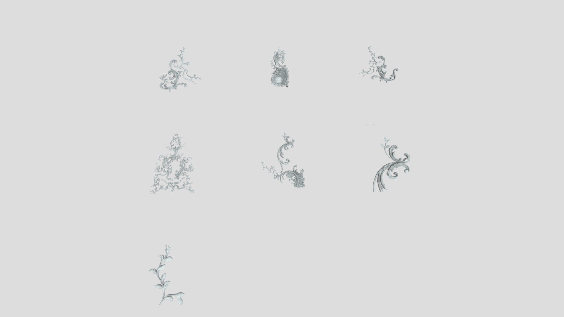 Ornaments Floral vol1 - Download Free 3D model by Geug [e70408c ...