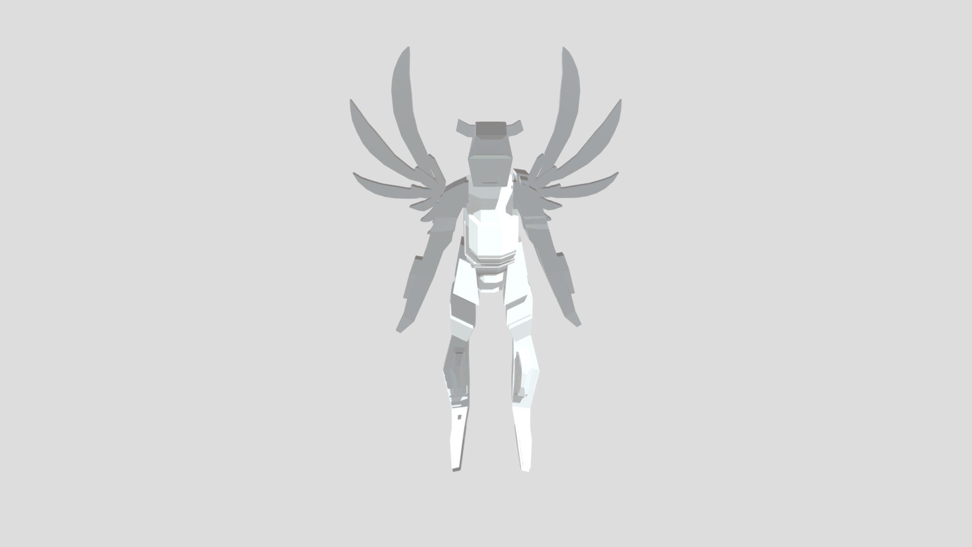 chara 3 with armor + wings - Download Free 3D model by WhiteOak ...