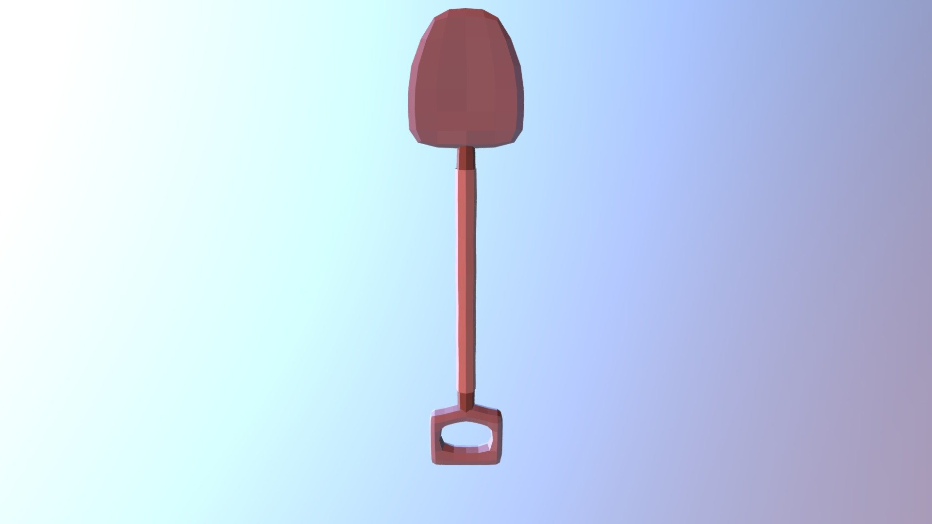 Low Poly Shovel - 3D model by Z2RG (@GnE4qETRZ2rG) [e706465] - Sketchfab