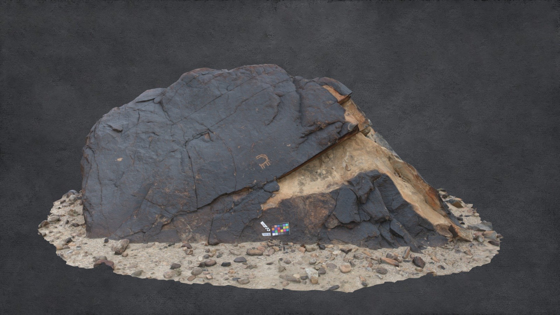 Rock Carving at Chilas-IX (Rock 46) - 3D model by cvlablums [e70d035 ...