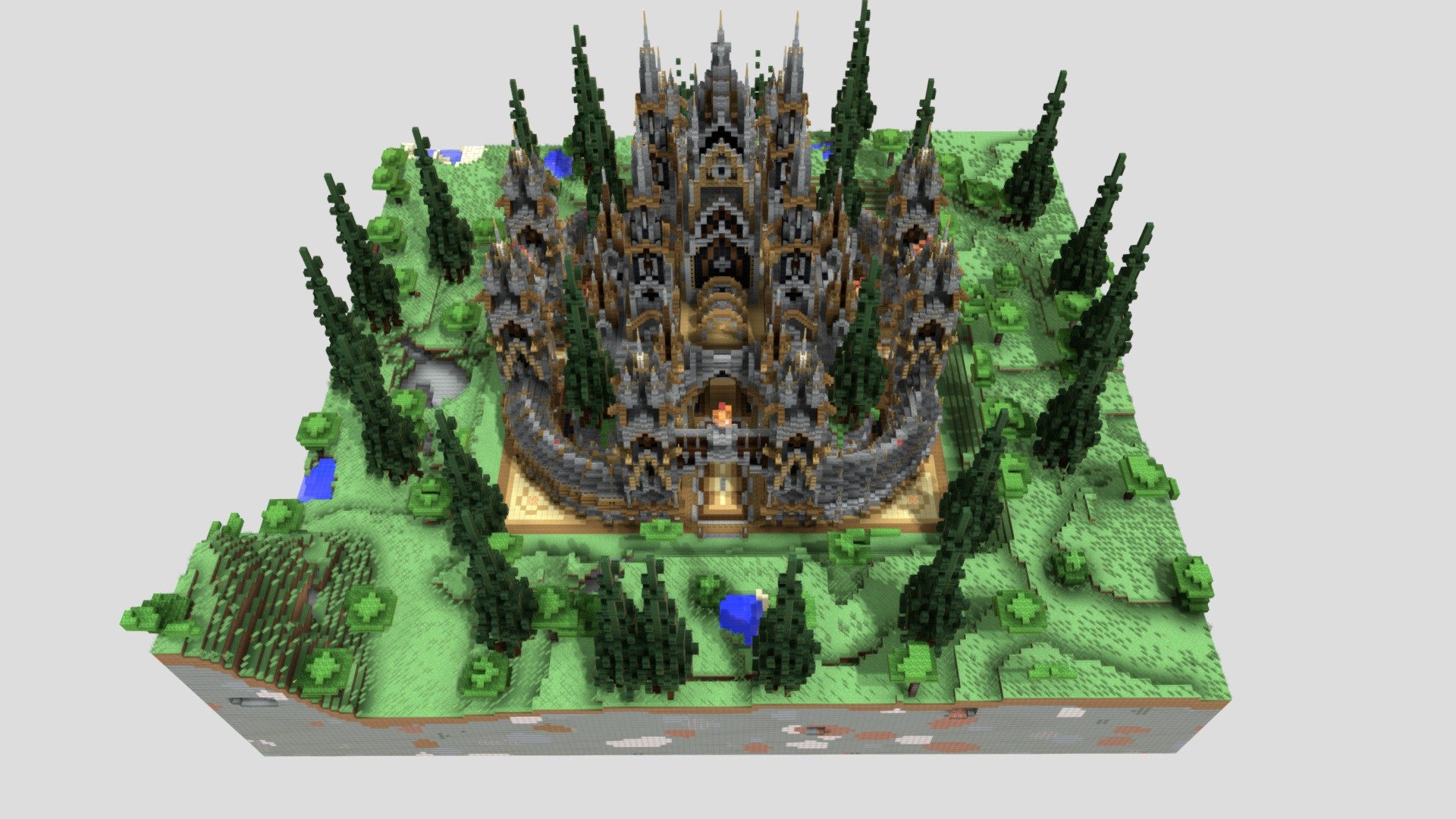 🏰 FACTIONS MEDIEVAL SPAWN 🏰 - Buy Royalty Free 3D model by ...