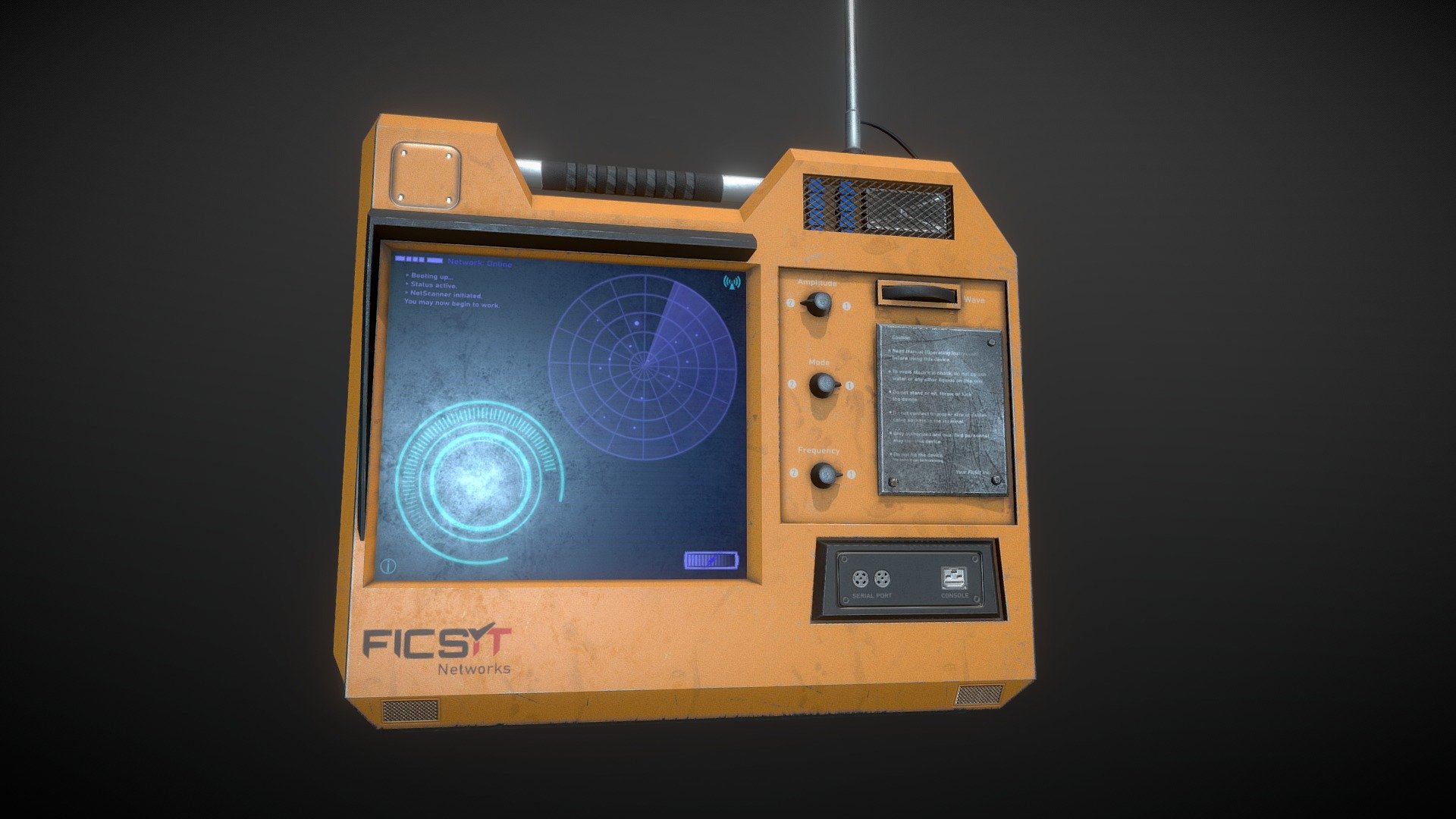 Fanart, Satisfactory NetScanner - 3D model by Alex P (@a_park_art ...