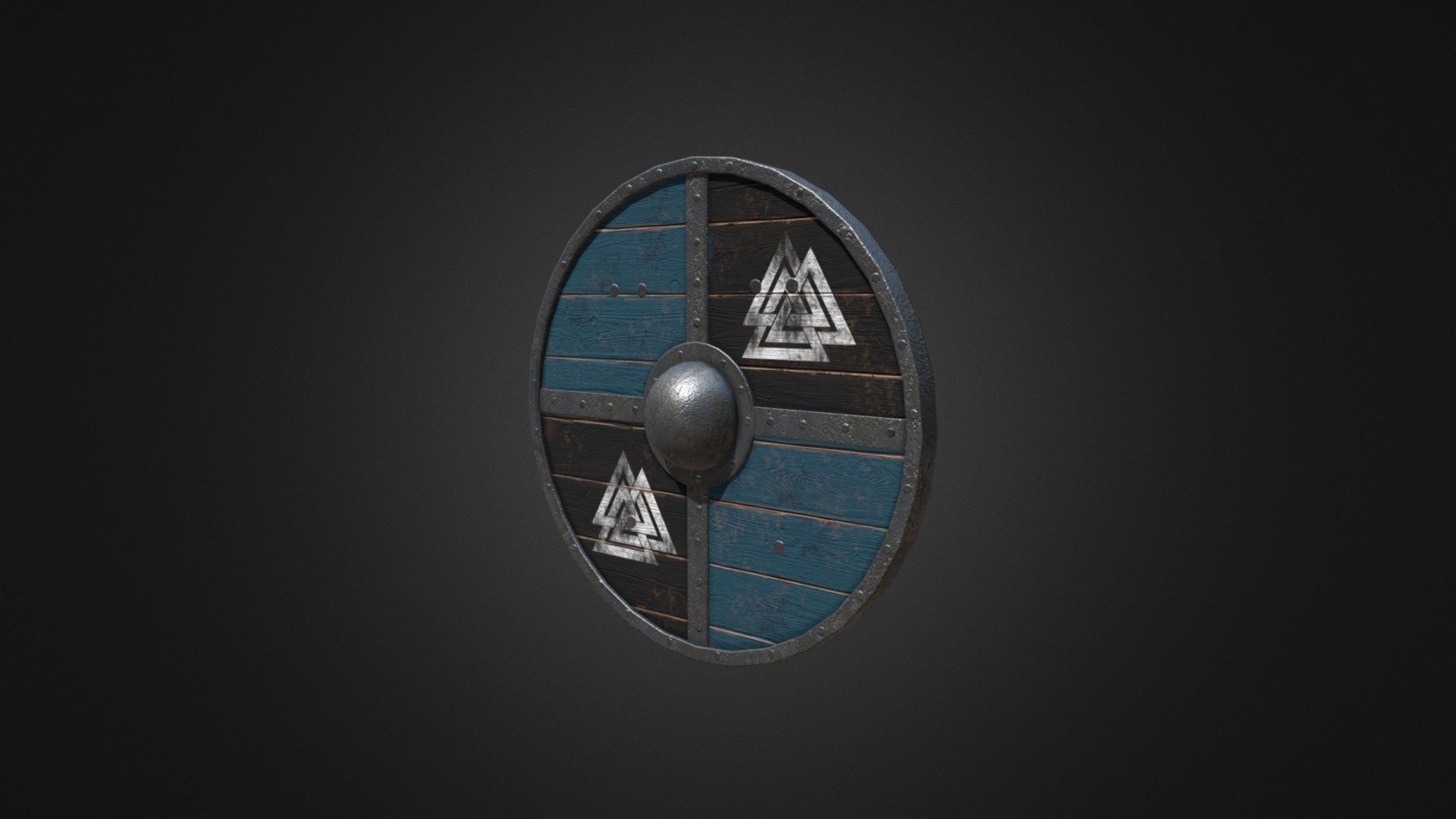 Medieval scandinavian shield figure 1 - 3D model by NikiYani [e70fe09 ...