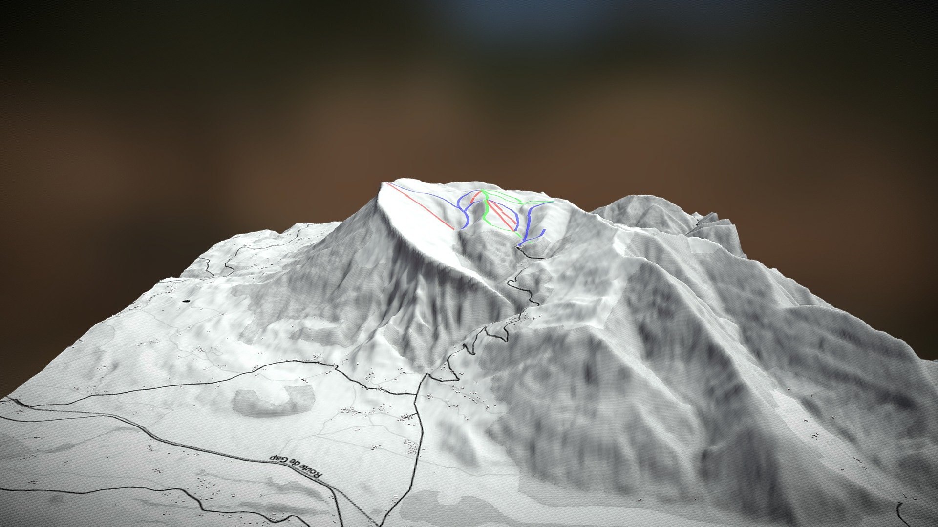 [Imagery comparison] Stamen Toner - Download Free 3D model by Xavier ...