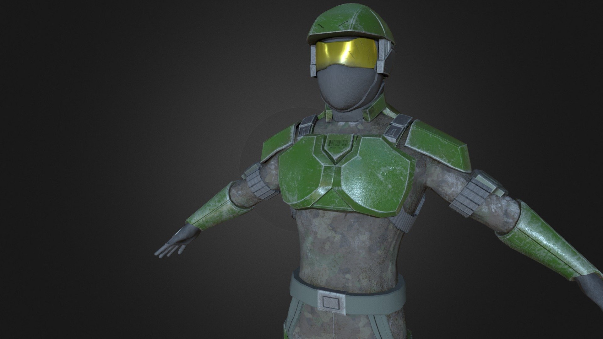 UNSC Marine - 3D model by Cavazos_Zenon [e7139a6] - Sketchfab