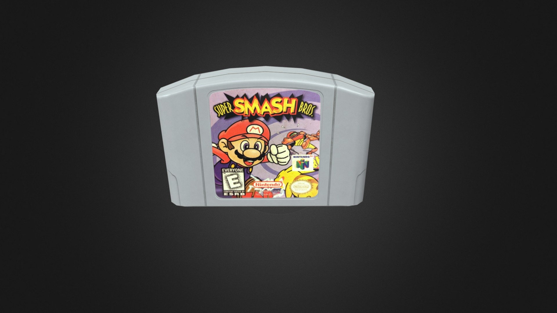 Super Smash Bros N64 Cartridge - 3D model by Sarkovos [e714f15] - Sketchfab