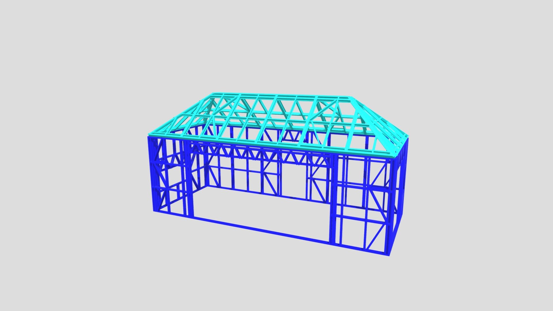 2950x7200 - 3D model by ArmstrongSteelFraming [e71a3b0] - Sketchfab