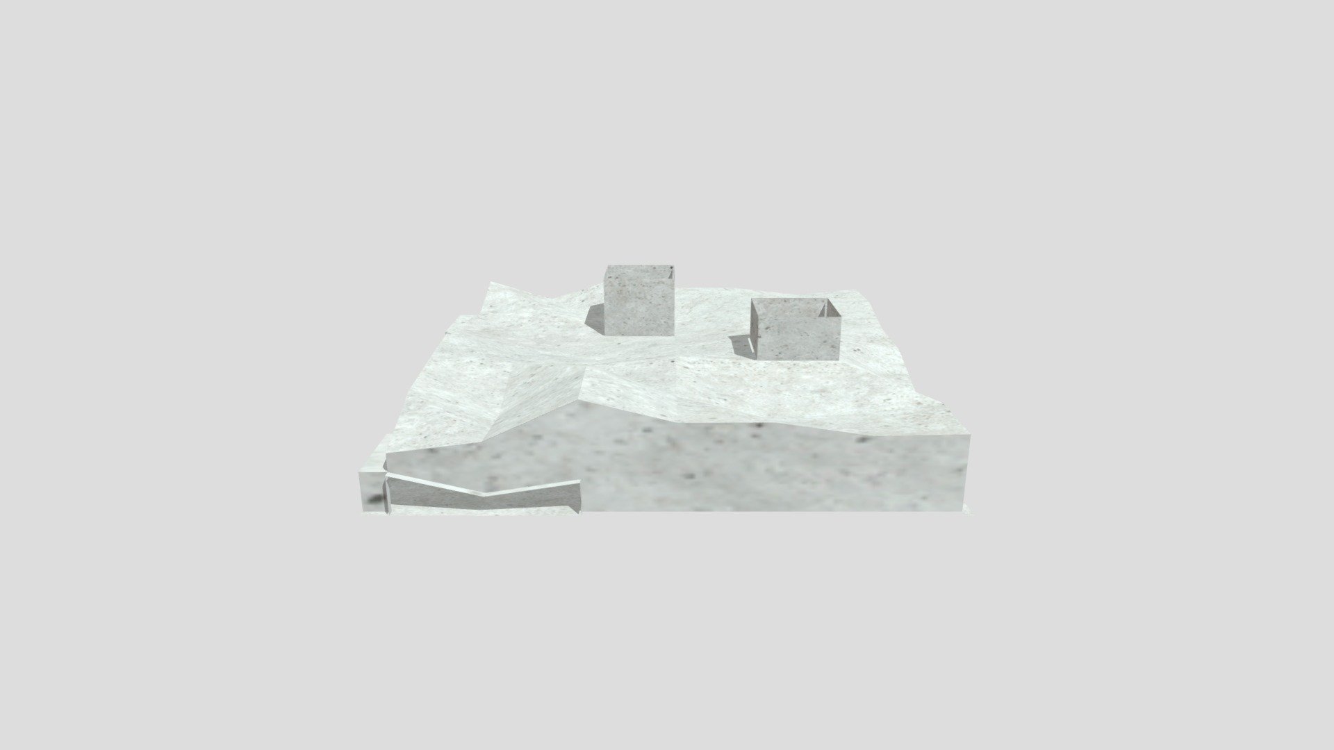 Concrete Space - 3D model by luzidlab [e71afc8] - Sketchfab