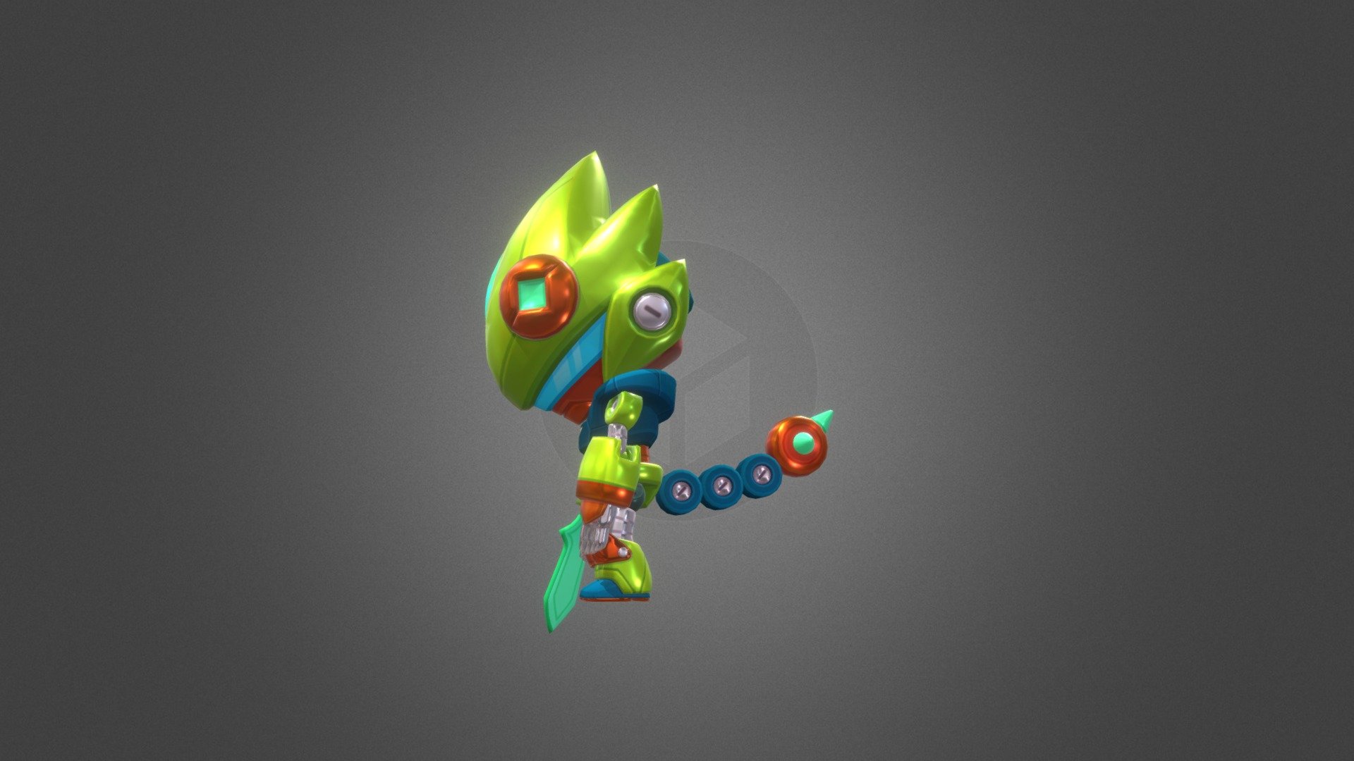LEON MECHA DANCE - Download Free 3D model by 10 (@mosesalpha10 ...