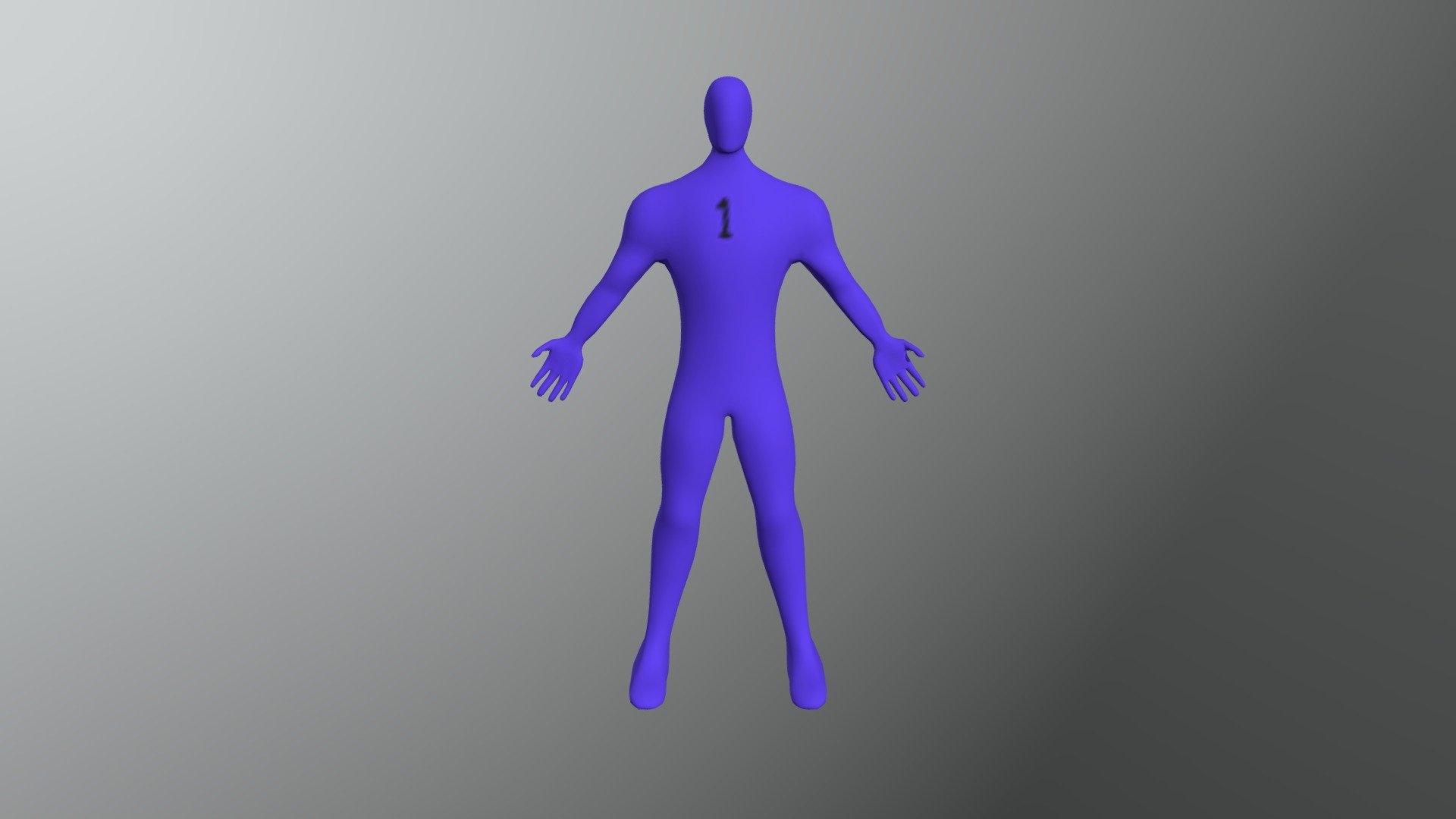 Blue Man 001 - Download Free 3D model by Pichael Productions ...