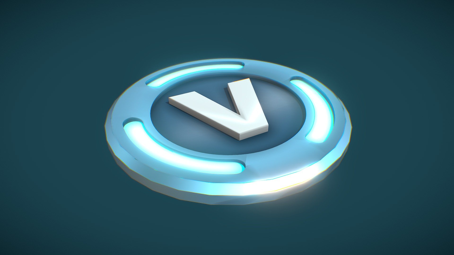 V-Buck - Download Free 3D model by swainer (@swainer17) [e71c678 ...