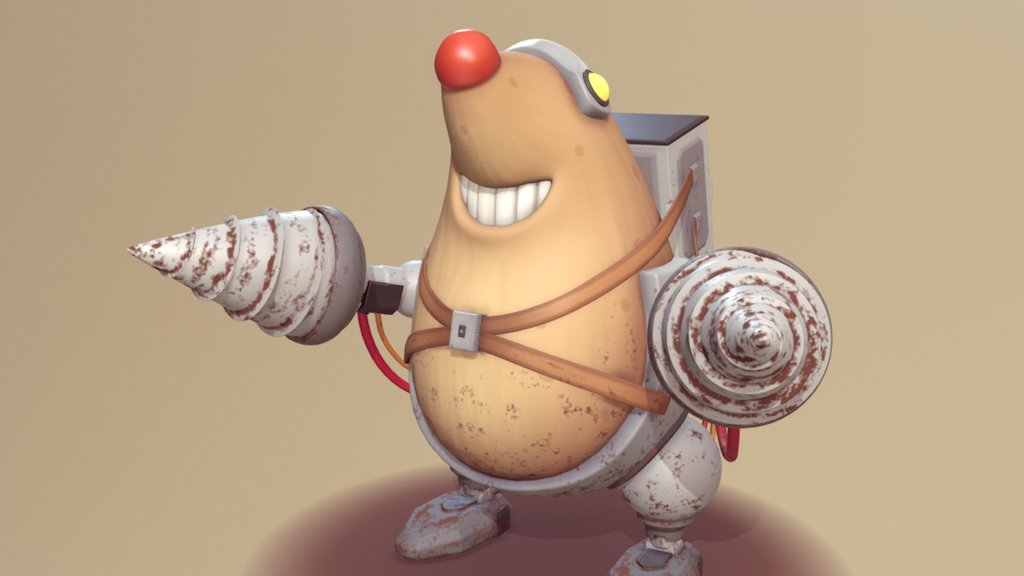 Reconstructed Mole - Mother 3 - 3D model by Lillya [e71cd2b] - Sketchfab