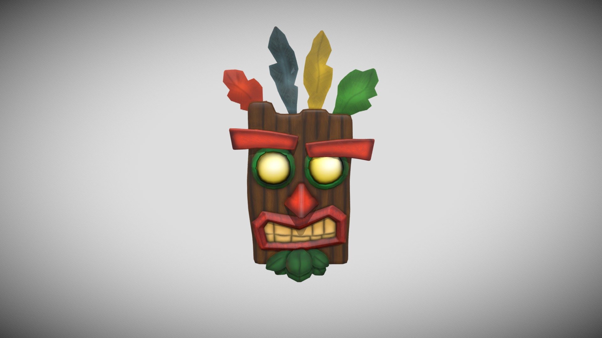 Mascara Aku Aku Crash - 3D model by tizziana899 [e71f75f] - Sketchfab