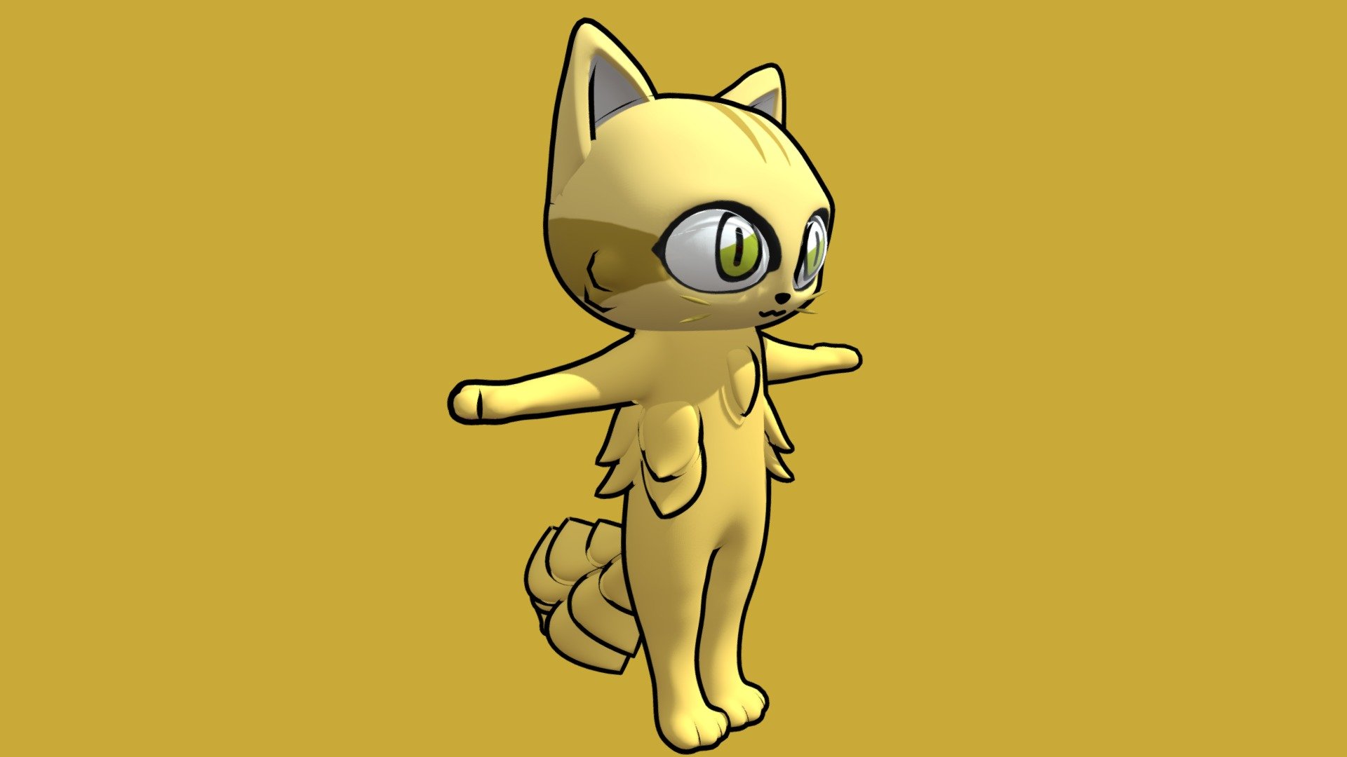 Ho salt cat (maya) - Buy Royalty Free 3D model by DarkNight Studio ...