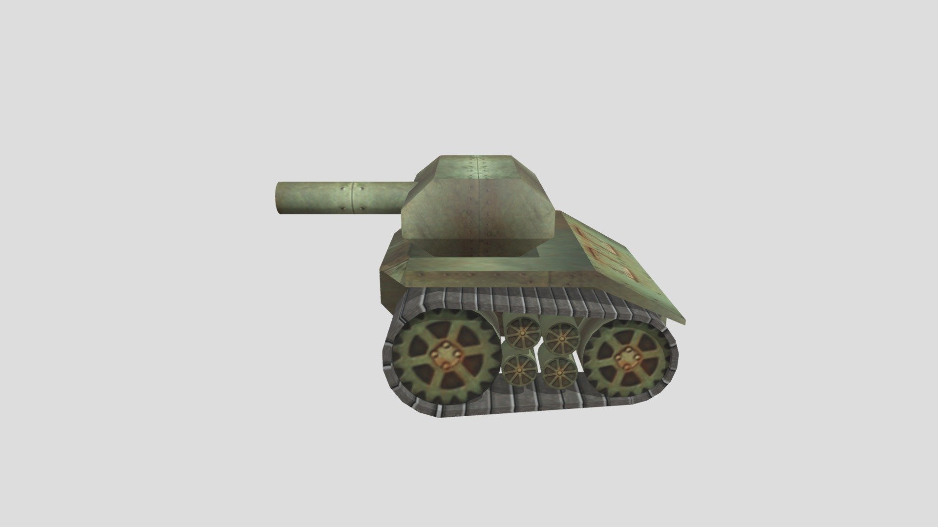 Low Poly Tank - 3D model by Hannah Perrott (@hannahperrott) [e71fb7c ...