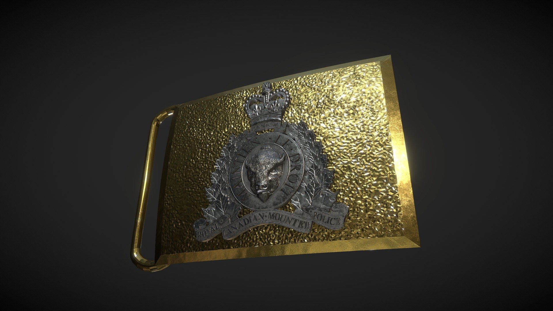 RCMP Buckle Submition - 3D model by rzanin [e72077f] - Sketchfab