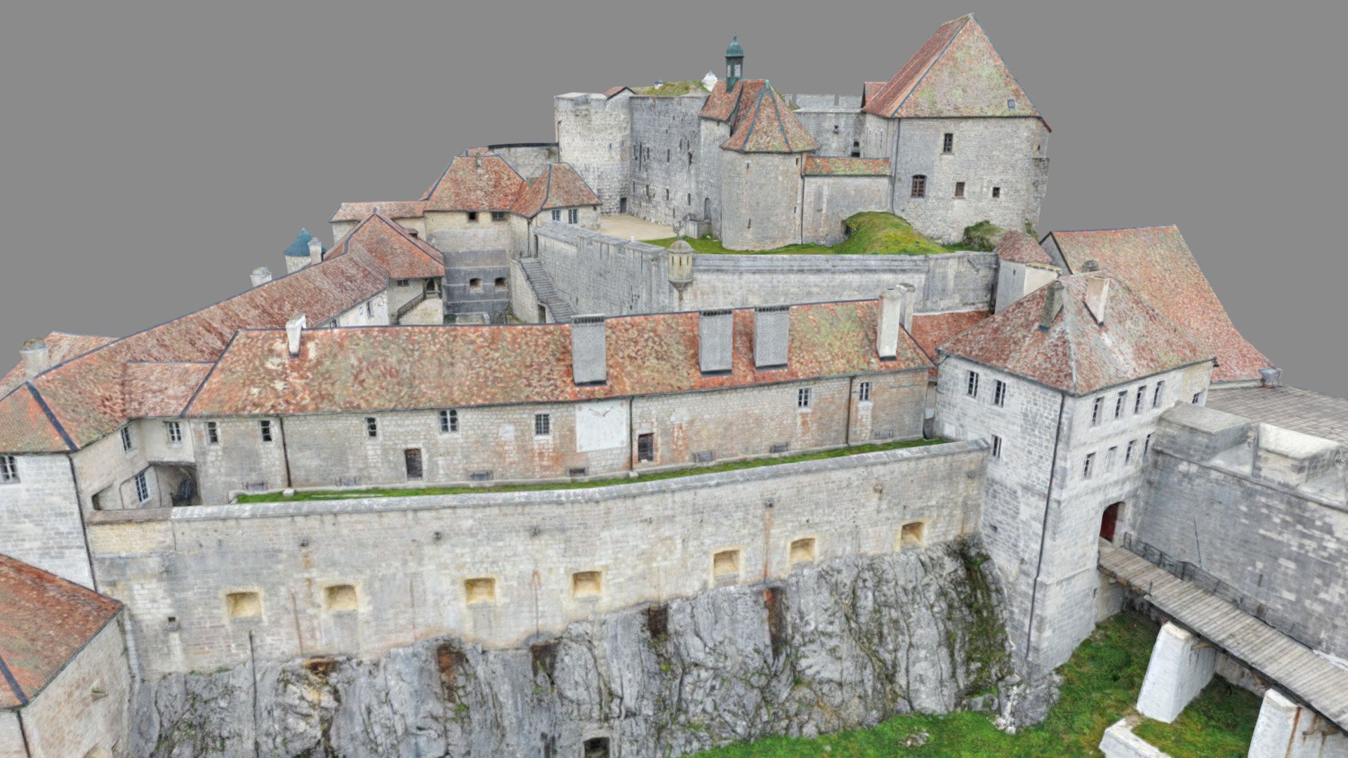 Château de Joux - 3D model by pierre391 [e7210ba] - Sketchfab