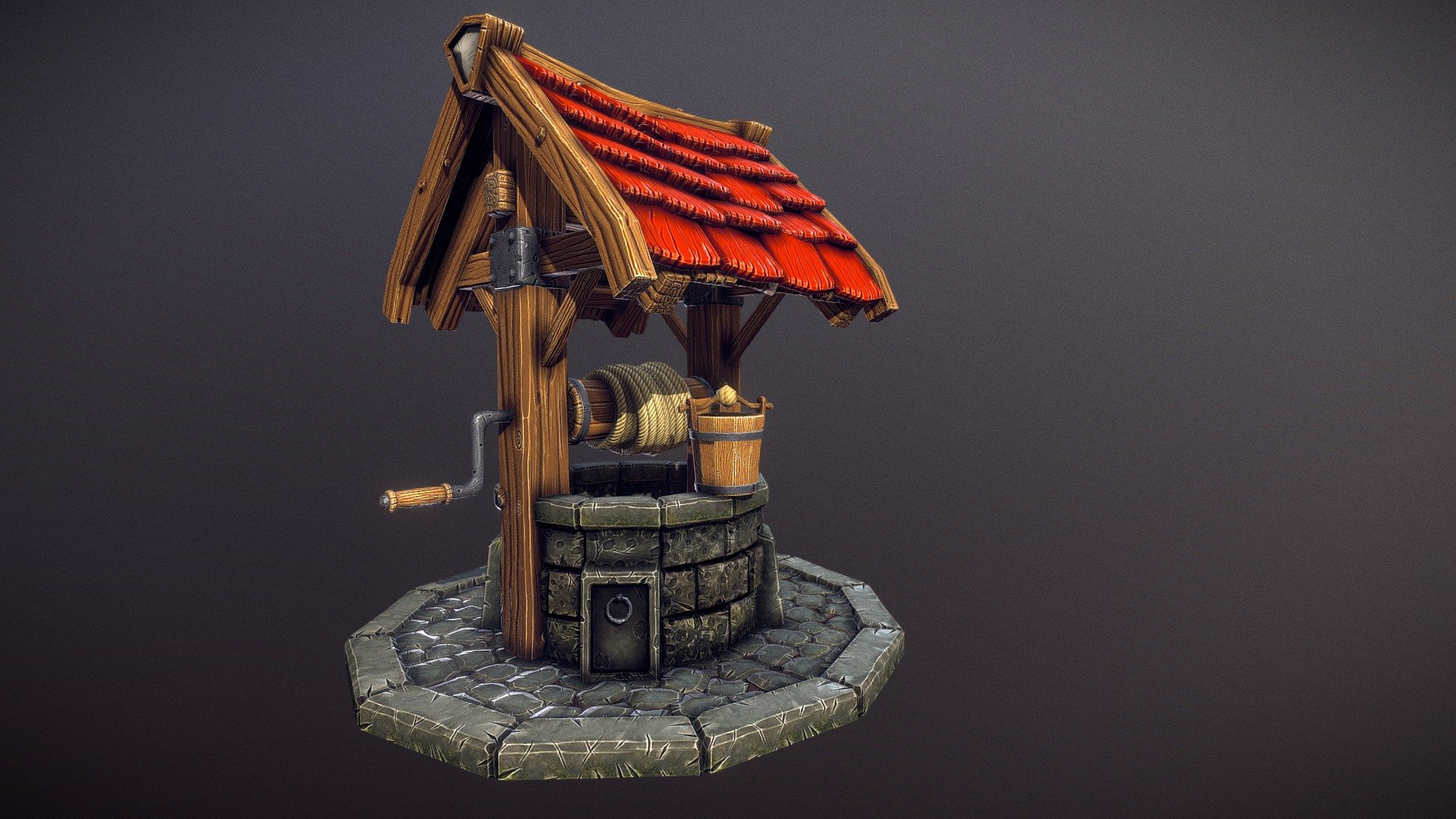 Stylized Well - 3D model by ChakalovAV [e72137c] - Sketchfab