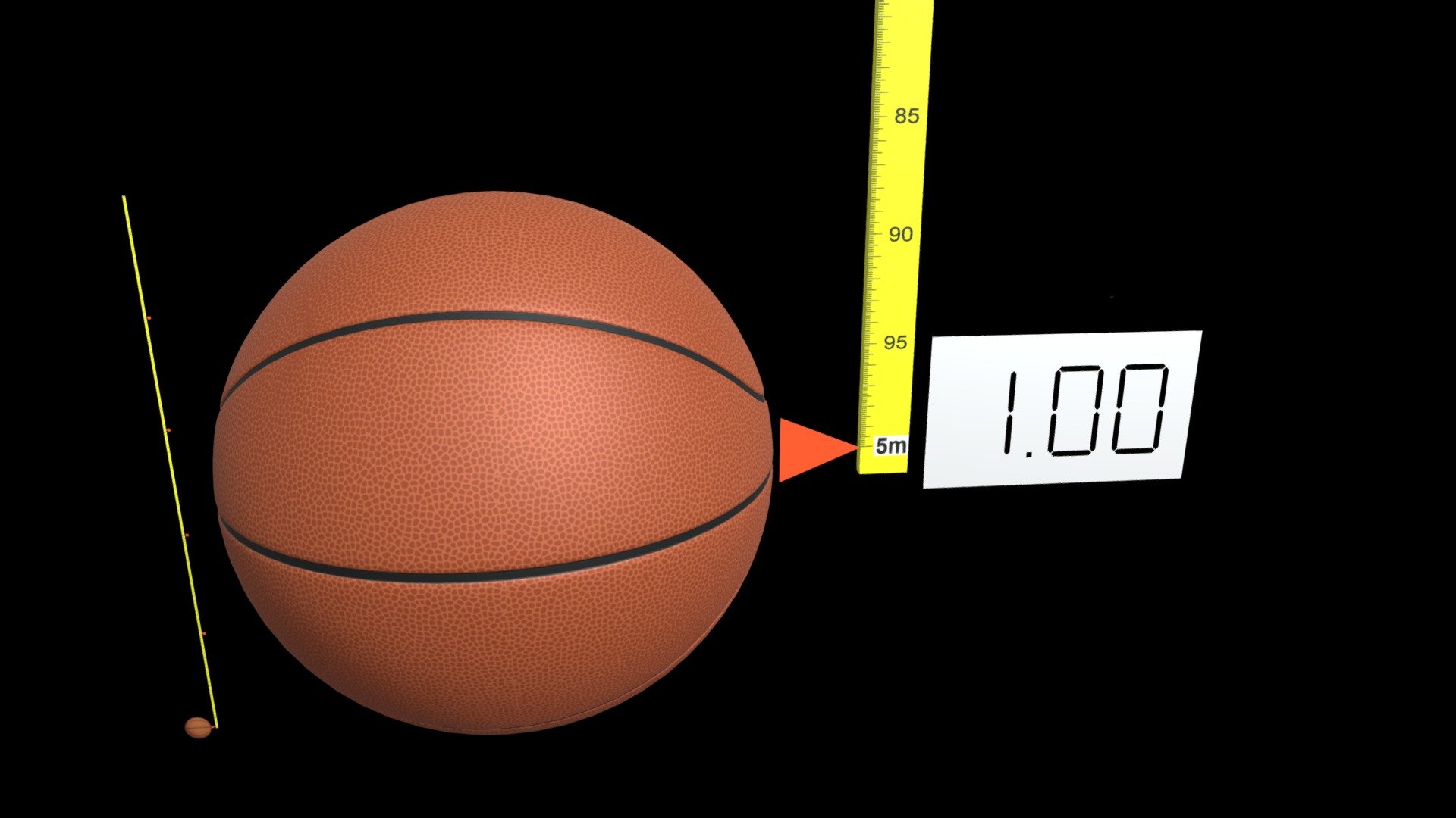 Falling basketball - Download Free 3D model by Wieslaw Kruczala ...