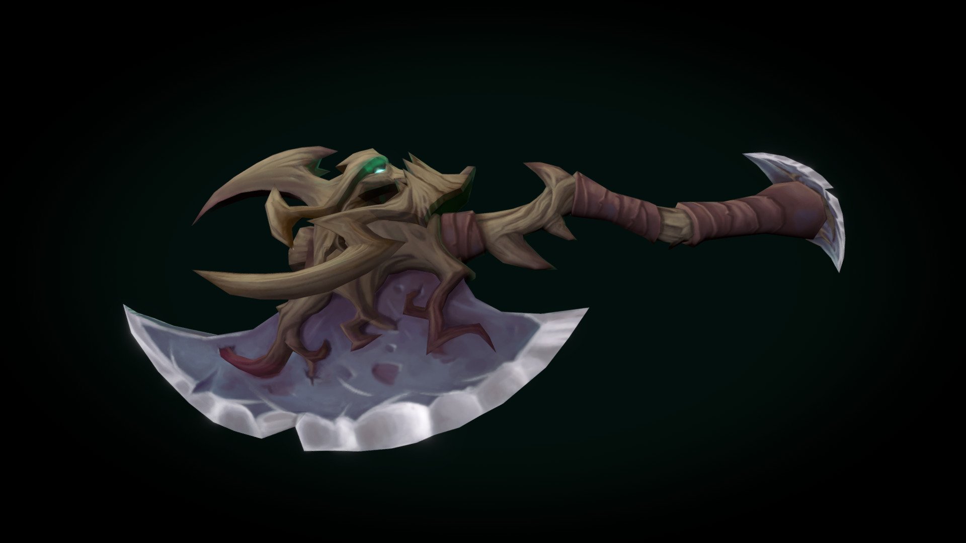 Accursed Critical Axe - 3D model by AndyrooArt [e723e29] - Sketchfab