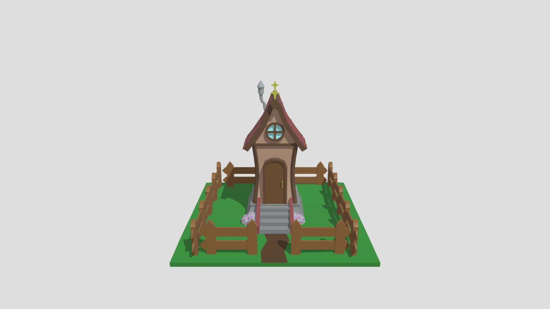 Low Poly House - 3D model by Bruno Perez (@kinggaru) [e7258b3] - Sketchfab