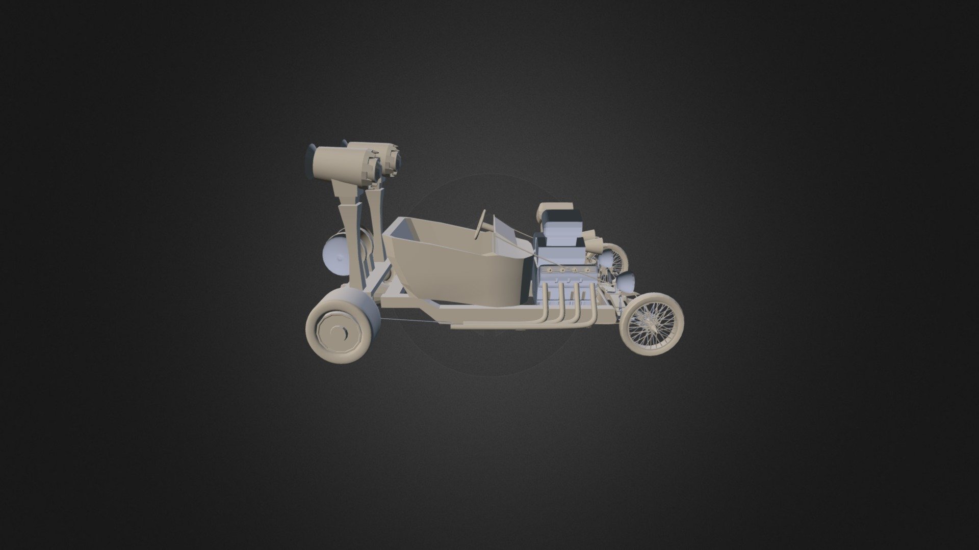 Gun car - 3D model by hercules7 [e725e4c] - Sketchfab