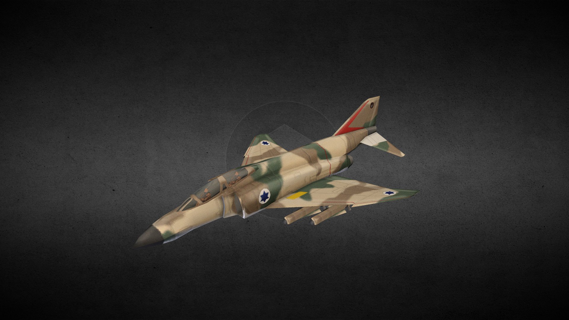 McDonnell Douglas F-4E Phantom II - 3D model by SquireJames [e7269dd ...