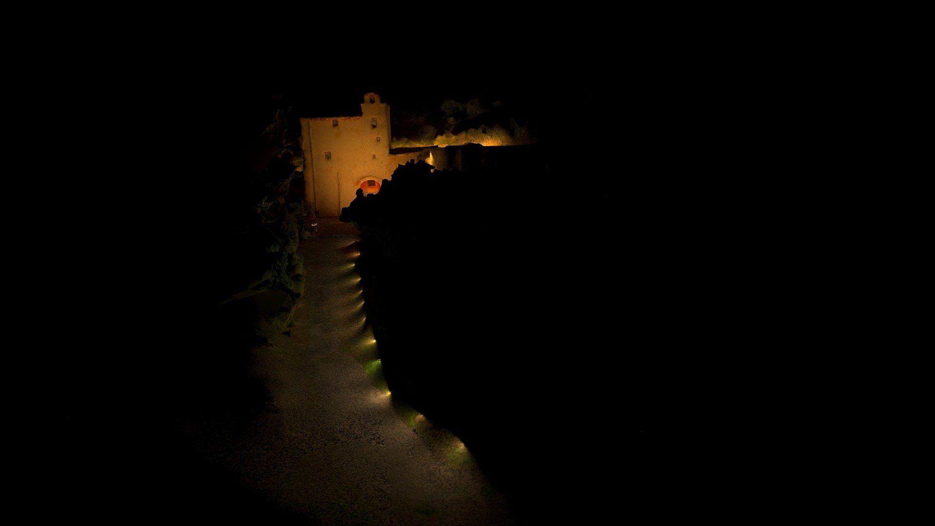 Santa Maria in Grotta - Lighting design project - 3D model by Marco ...
