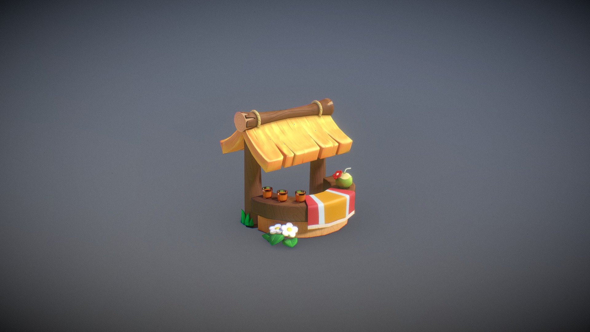 Juice Bar - 3D model by wonzh [e727fa8] - Sketchfab