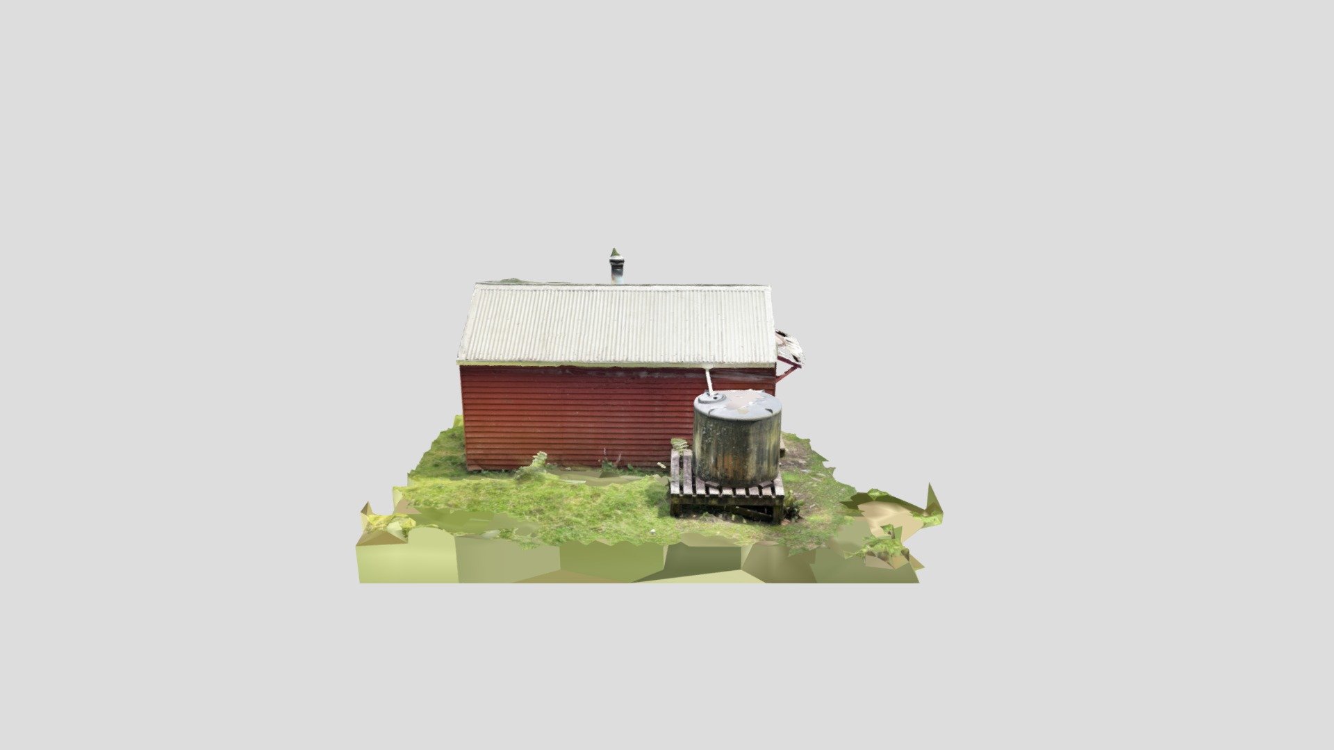 Devil’s Creek Hut - Marlborough, New Zealand - Download Free 3D model ...