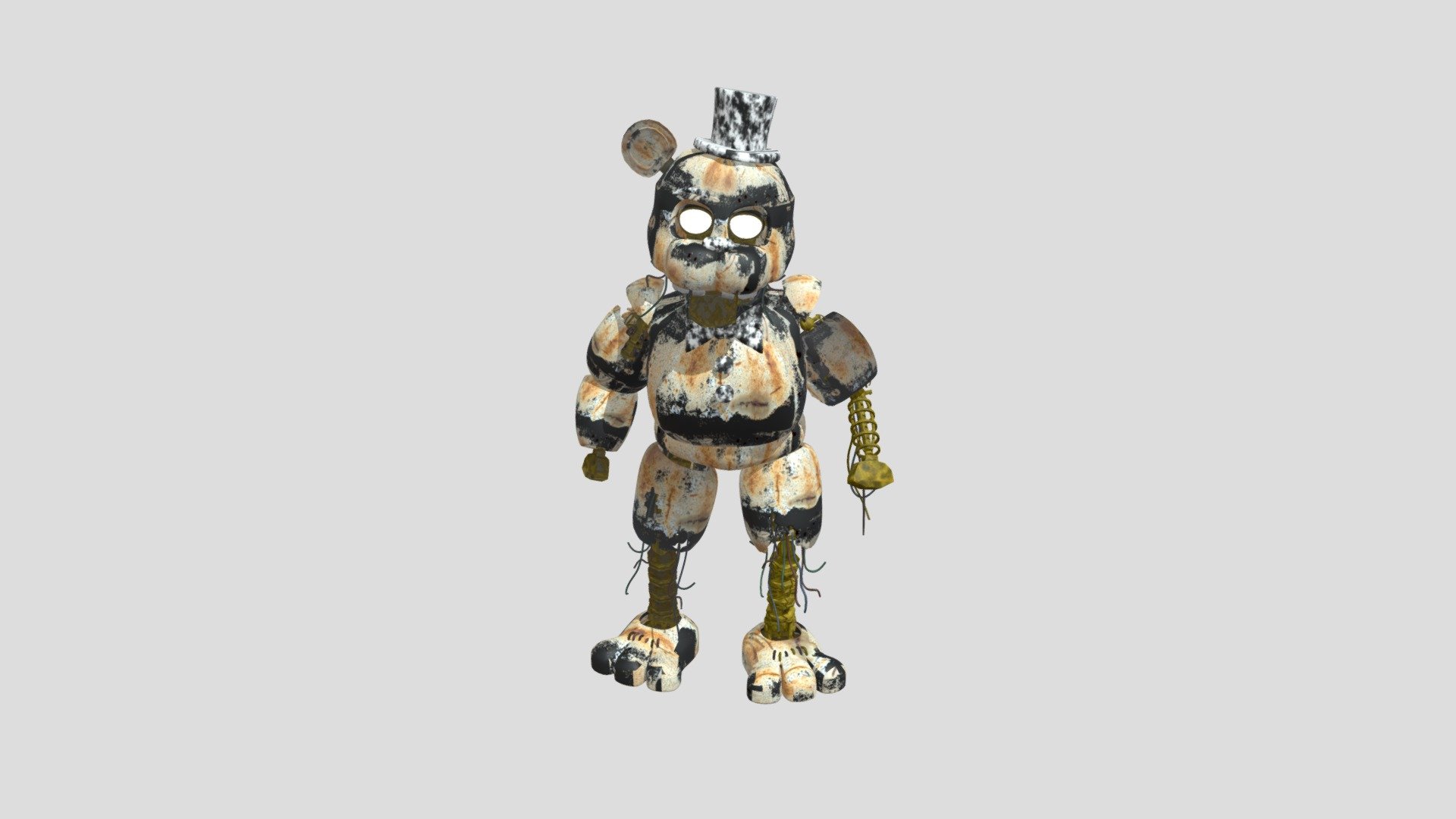Ignited Freddy - Download Free 3D model by mmaryfernandez38 [e72917b ...