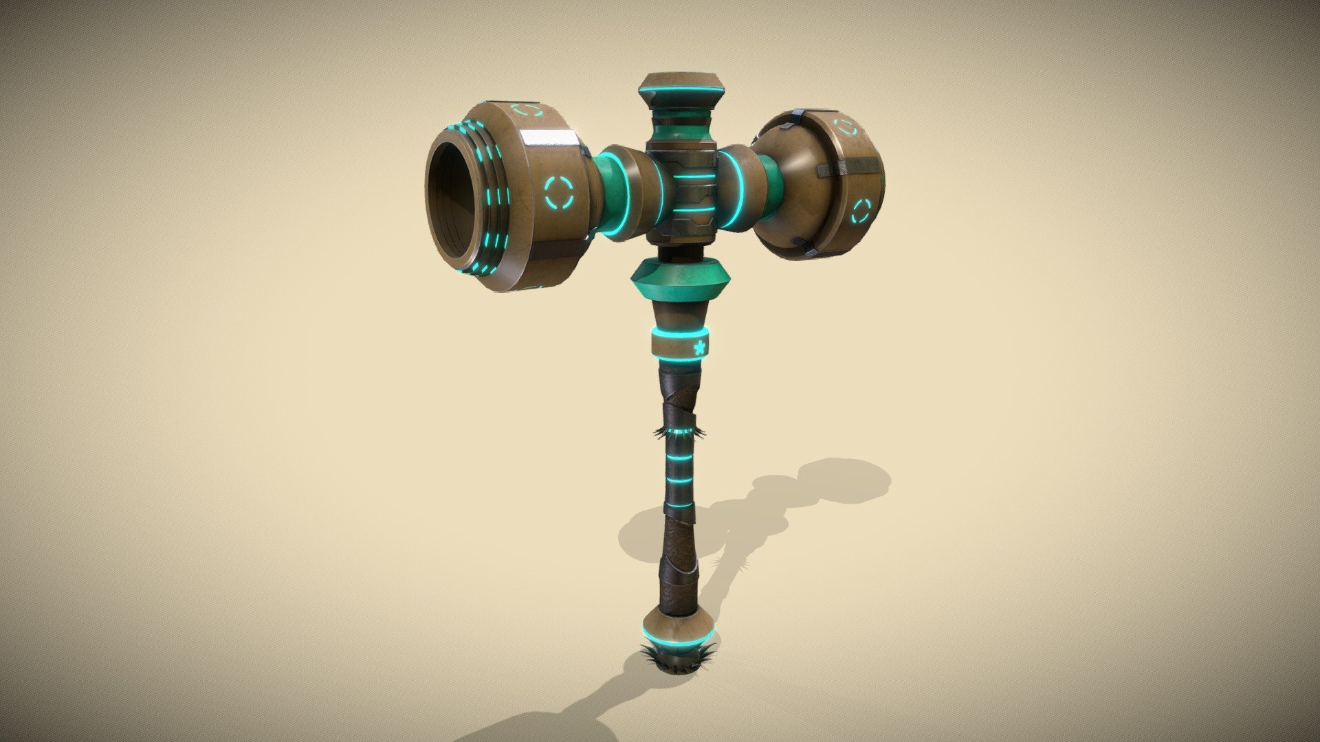 Hammer Gun - Buy Royalty Free 3D model by SnowyTrain [e72aa15 ...