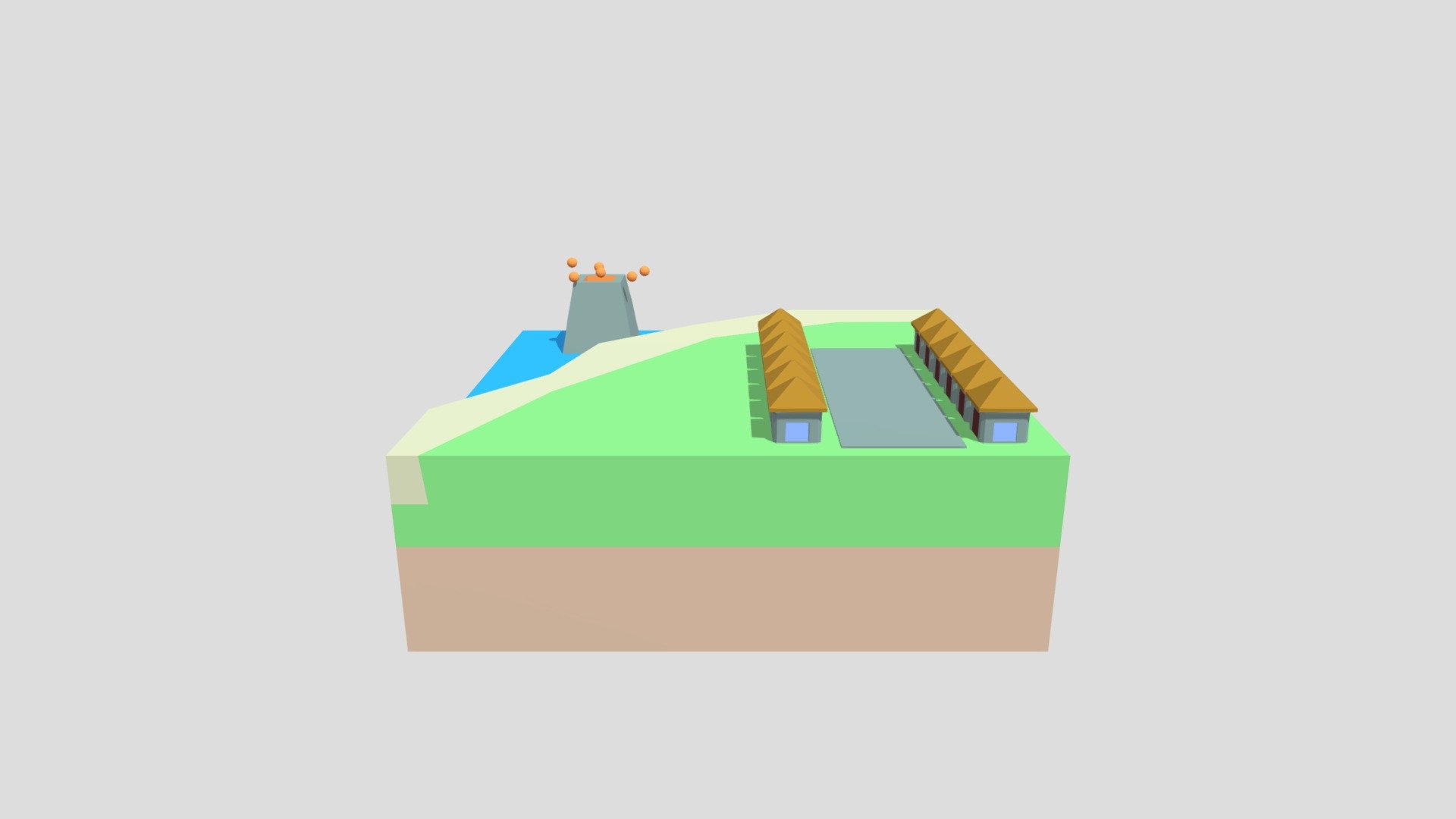Low Poly Land - 3D model by dude0guy [e72bb6d] - Sketchfab