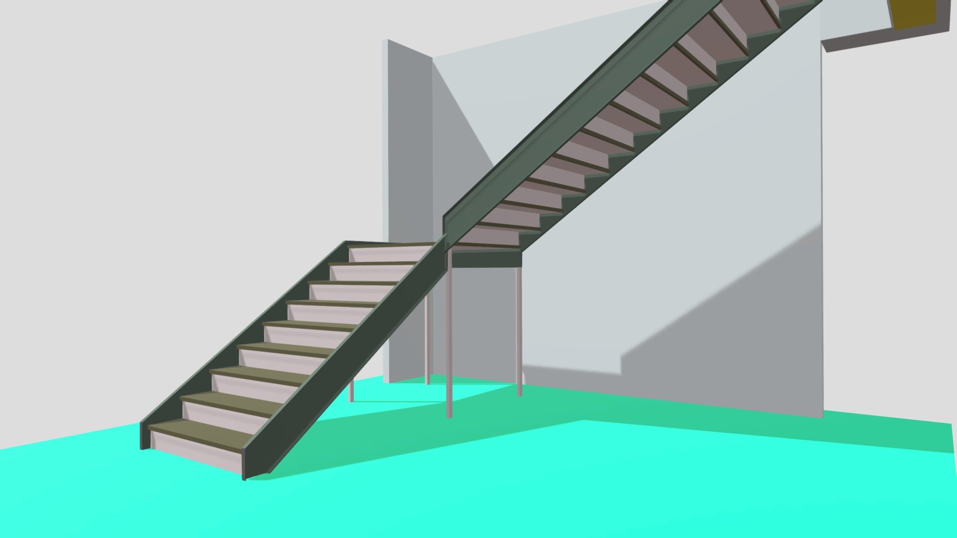 Int_C-Channel Stair MODEL - Unique Custom Homes - 3D model by JD Stairs ...