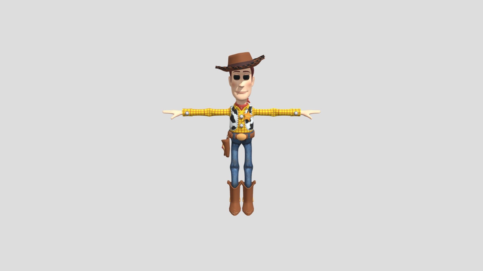 Wii - Toy Story 3 - Woody High- Poly - Download Free 3D model by Baldi ...