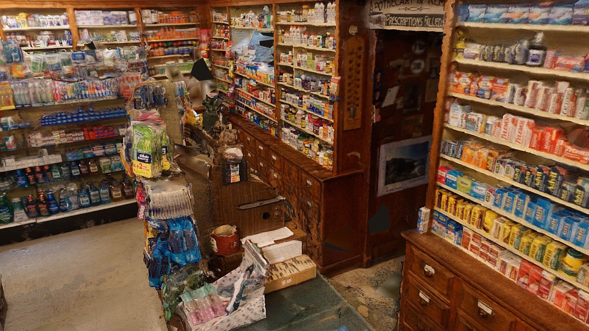 Carmel California, Classic Drug Store - 3D model by John Toeppen ...