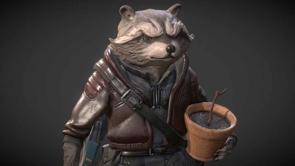 Trash Panda - 3D model by fatias94 [e7314c1] - Sketchfab