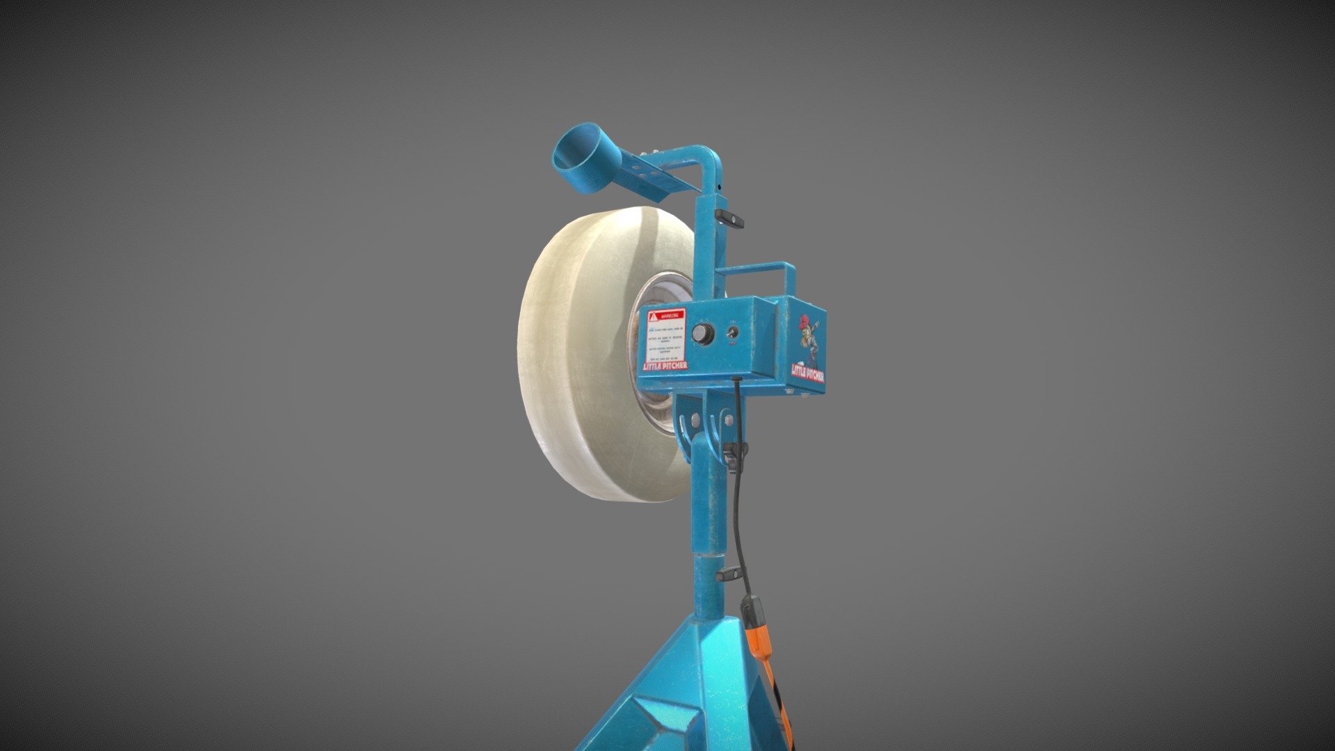Pitching Machine - 3D model by RyanPlasencia [e731c66] - Sketchfab